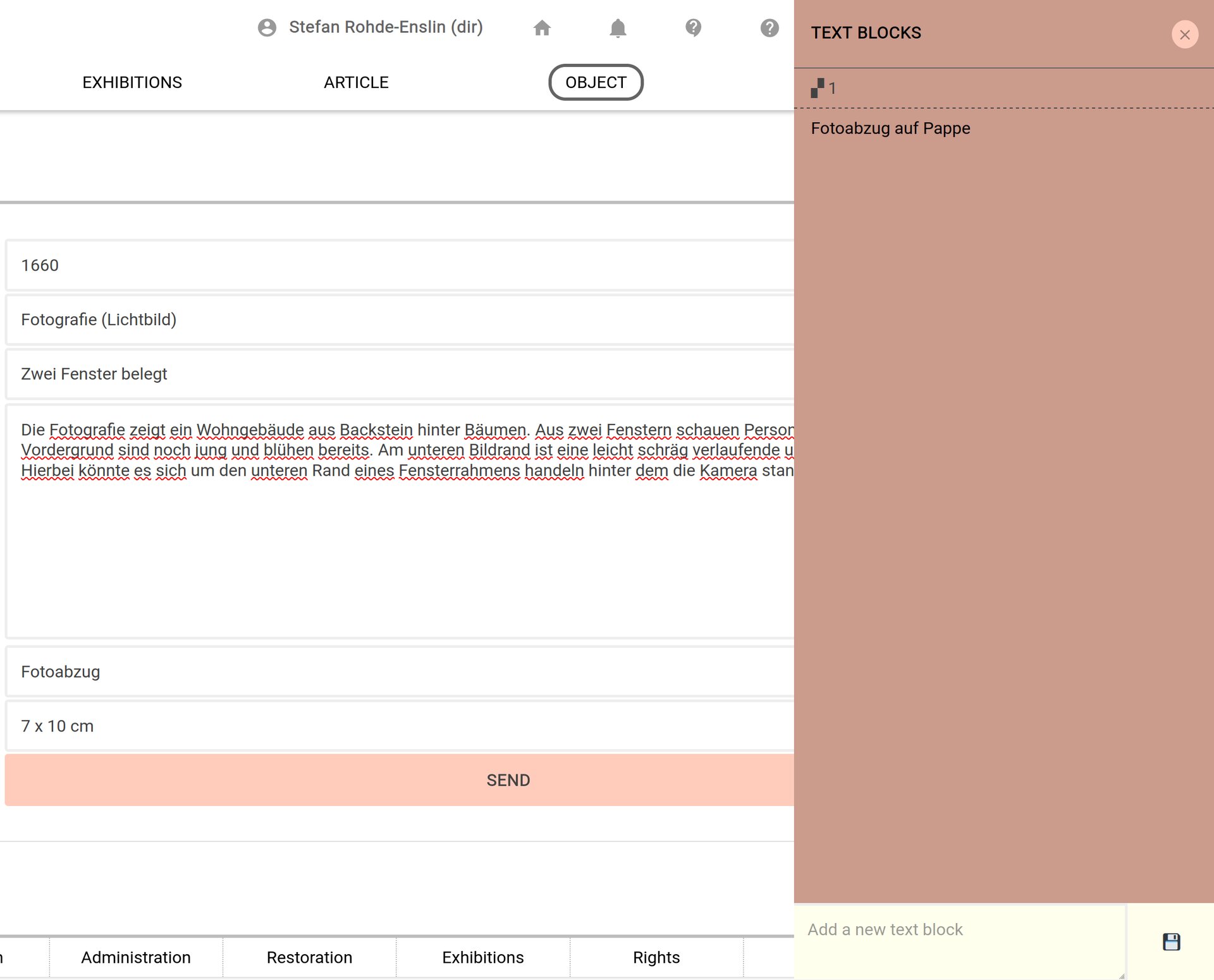 Using Textblocks in musdb | museum-digital: blog